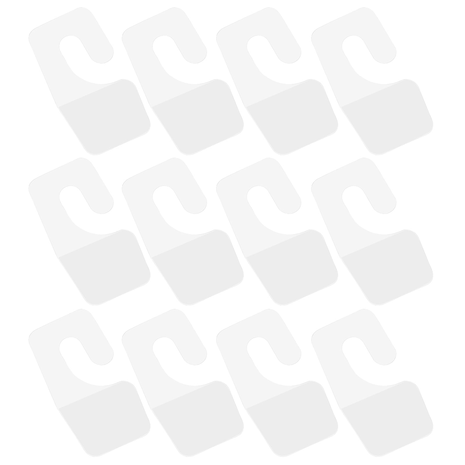 UPKOCH Plastic Sticky Tabs Clear 100Pcs PVC for Supermarket and Office ...