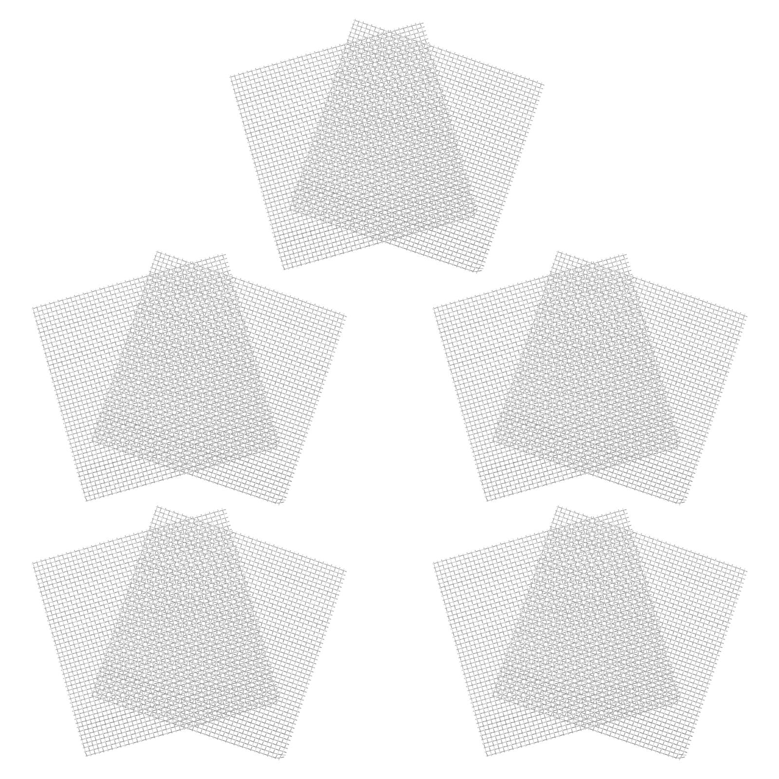 UPKOCH 10Pcs Aquatic Screen Stainless Steel Wire Mesh Pad for Fixing ...