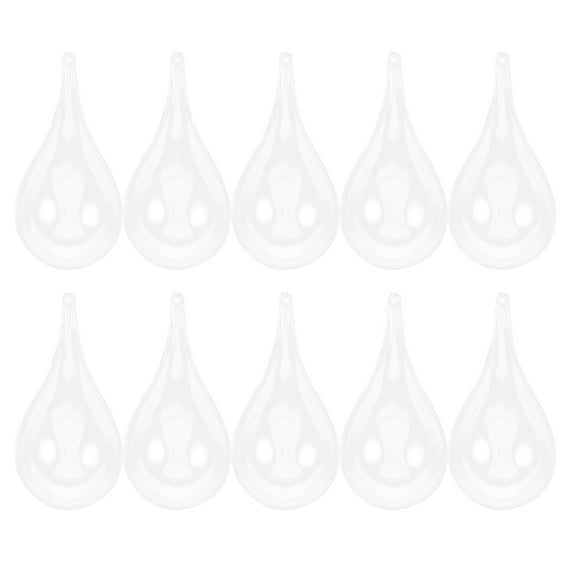 UPKOCH 10Pcs Clear Boxes For Treats Teardrop Shaped For Festive ...