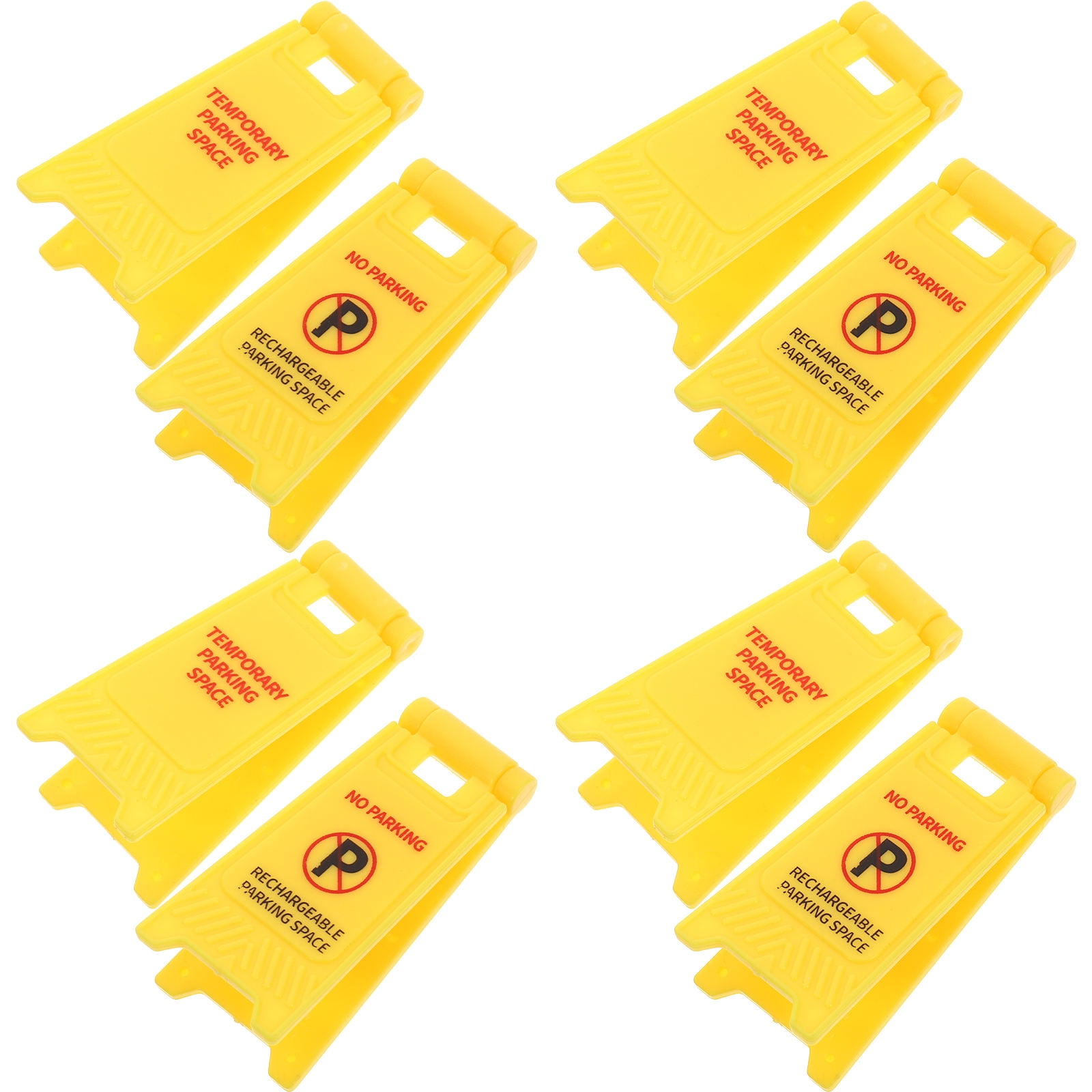 UPKOCH 10Pcs Traffic Signs Play Set in Yellow ABS for Educational ...