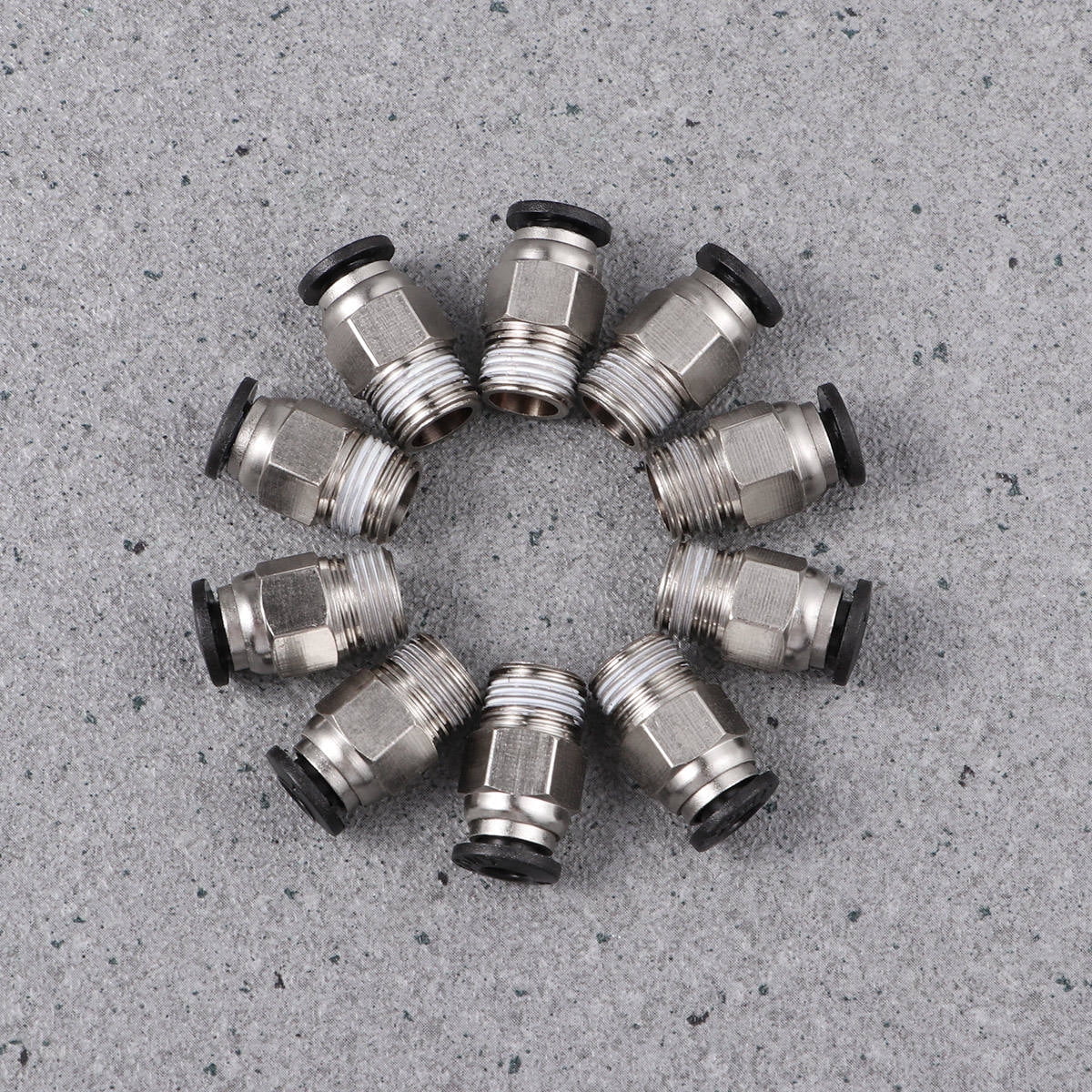 UPKOCH 10Set Pneumatic Connectors PC4-M10 PTFE Fittings for 3D Printing ...