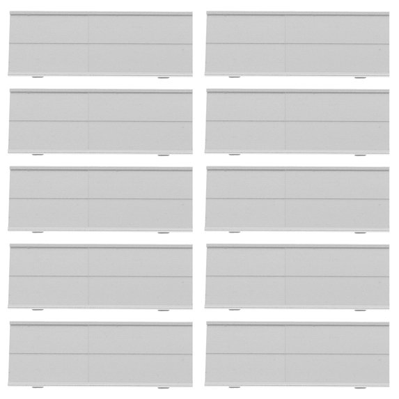 UPKOCH 10pcs Name Tag Pins Aluminum Alloy Simple Design Identification ...