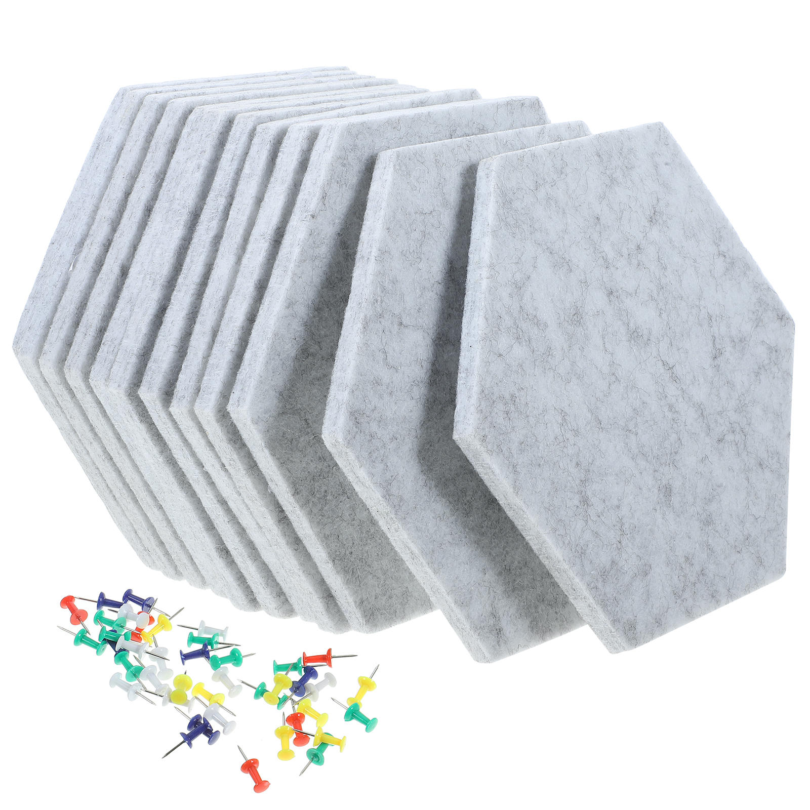 UPKOCH Felt Boards Light Grey 12Pcs 7.9X6.9In - Walmart.com