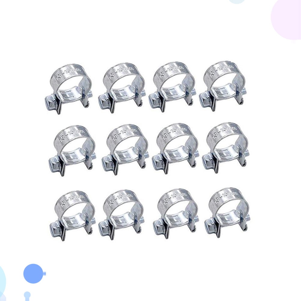 UPKOCH 12Pcs Pipe Repair Clamp Stainless Steel Adjustable for ...
