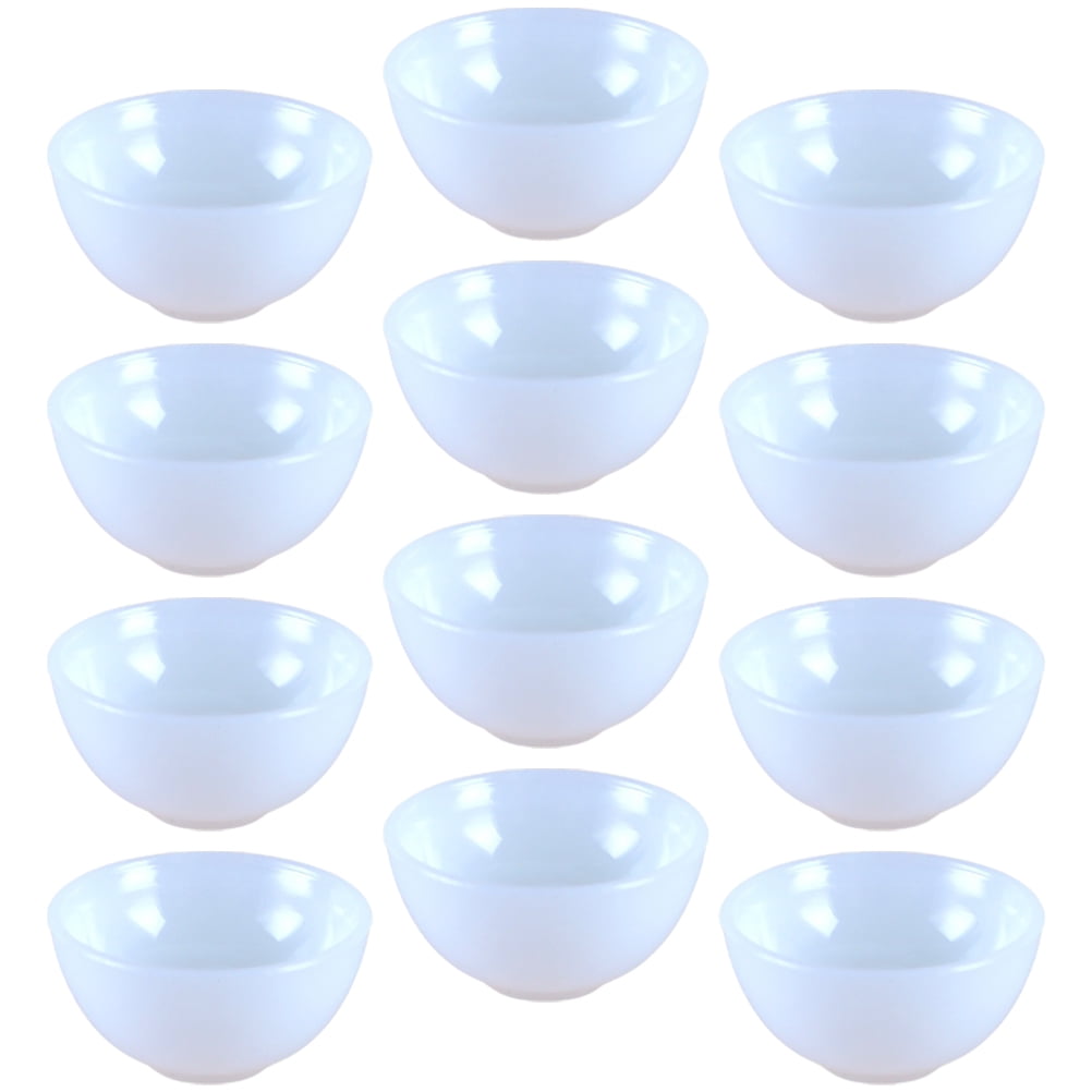 UPKOCH Dollhouse Mini Bowls Plastic 12Pcs 0.98X0.98X0.47in - Walmart.com