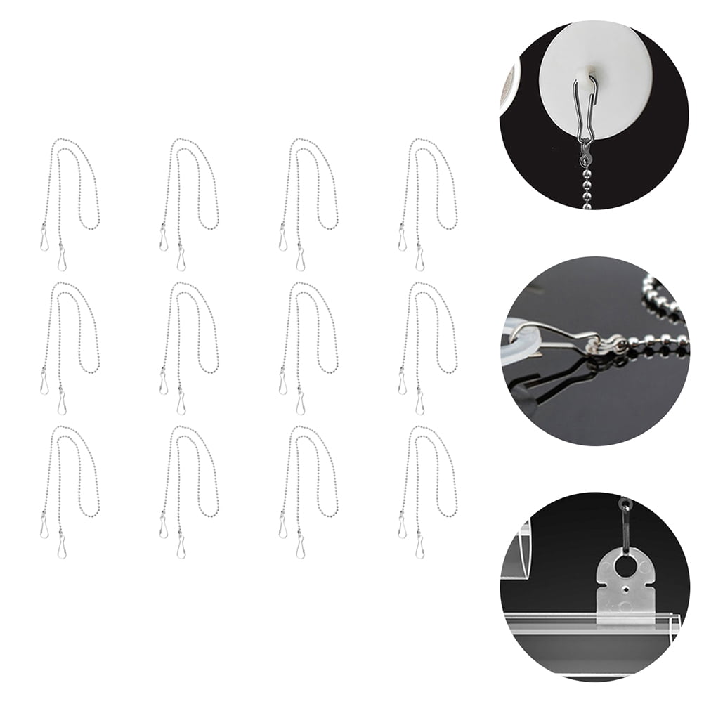 UPKOCH Hanging Chains Flag Pole Hangers Users Indoor Use 12Pcs ...