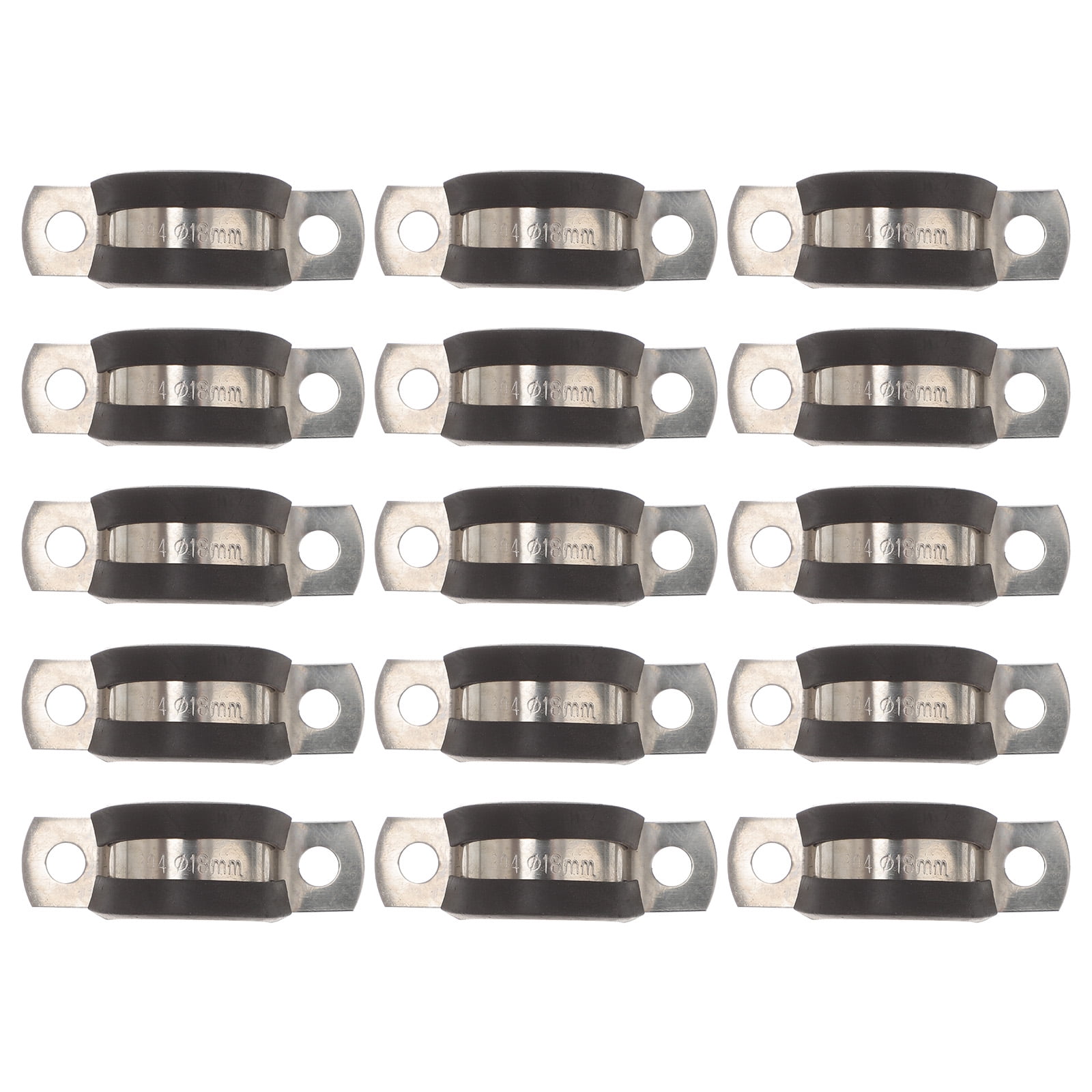 UPKOCH 15Pcs U Shaped Cable Clamp for Cables and Wires with 304 ...