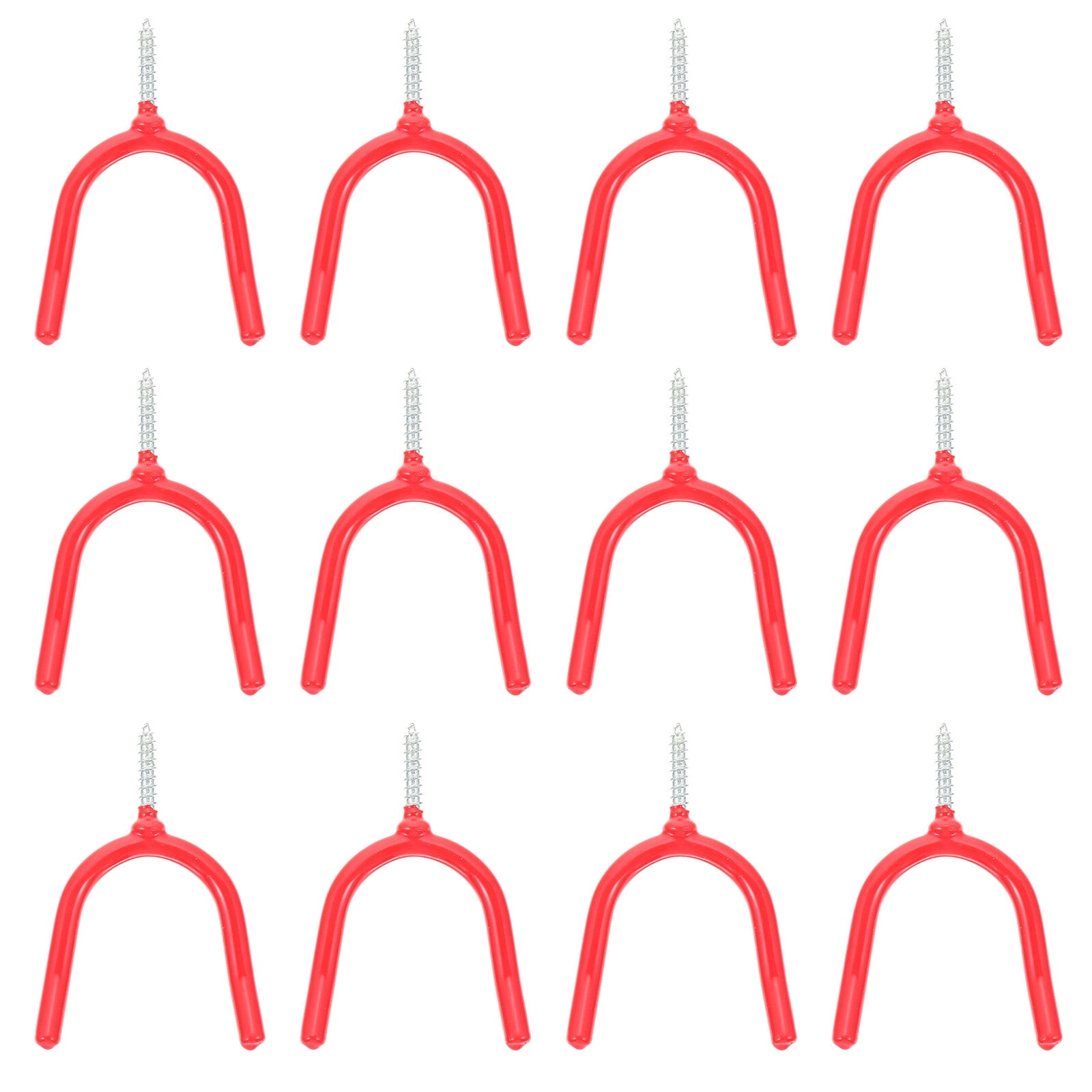 UPKOCH 16pcs Garden Hooks for Hanging Steel Y-shape Hooks with Double ...