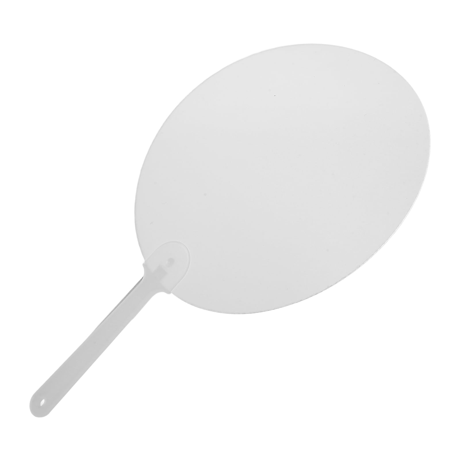 UPKOCH 1Pack Diy Sublimation Fan Craft White Handheld Round For ...
