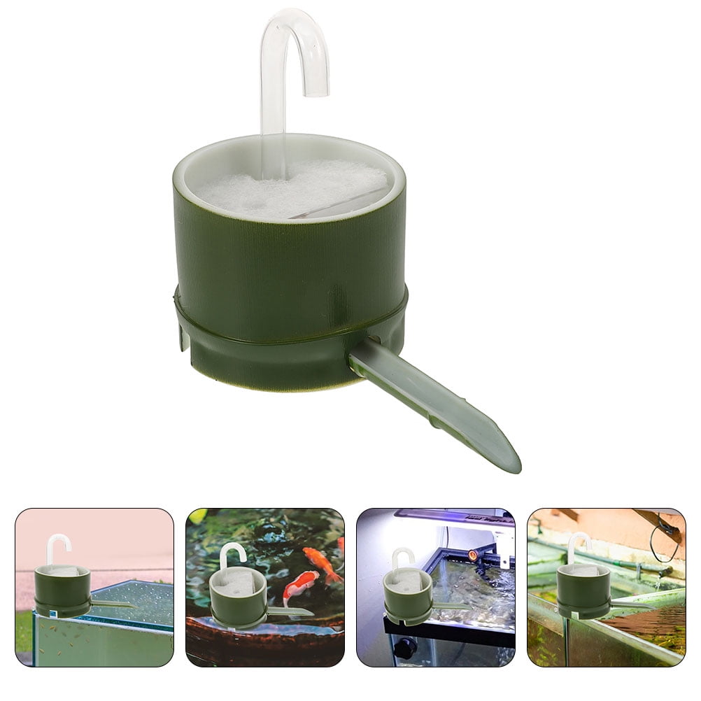 UPKOCH 1Pcs Green Acrylic Bamboo Style Fountain Spout With External ...