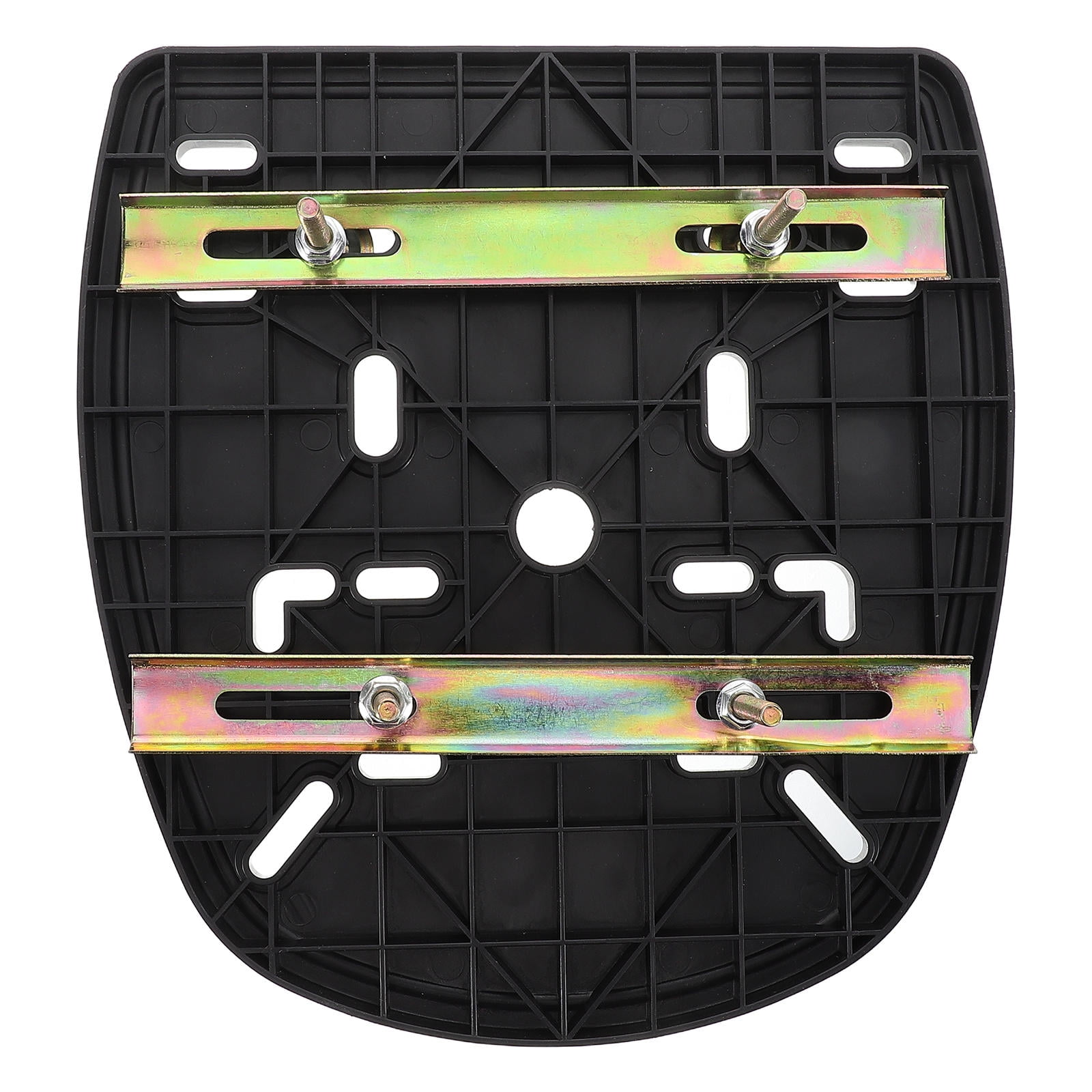 UPKOCH 1Set Black Motorcycle Rear Luggage Box Mount Plate Thickened ...