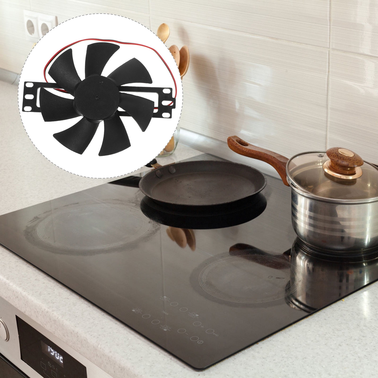 UPKOCH 1Set Induction Cooker Cooling Fan for Duct Exhaust Air ...