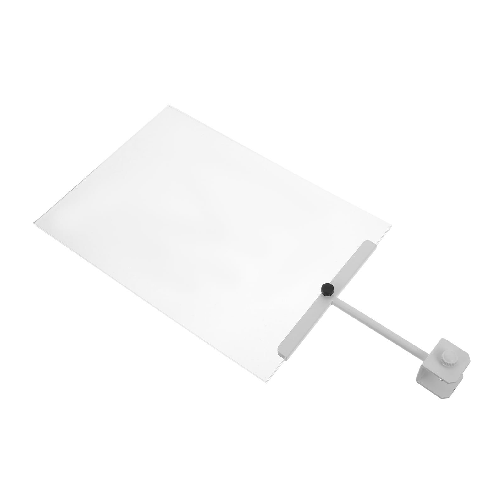 UPKOCH Sign Holder Clip for Retail Rack Acrylic White Sleek Appearance ...