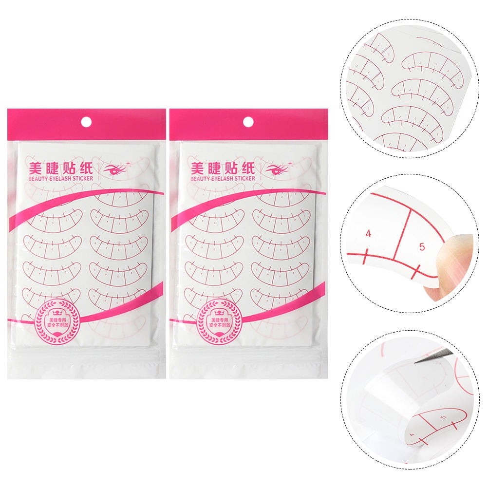 UPKOCH 20 Sheets Eyelash Pads for Eyelash Grafting with Paper Material ...