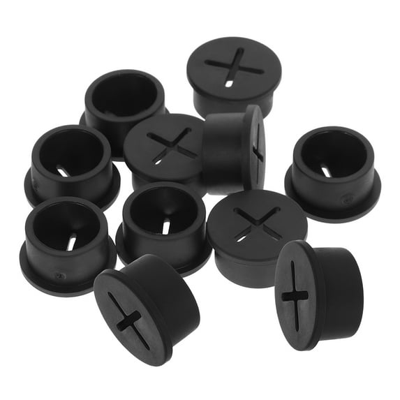UPKOCH 20Pack Grommet Kits Round Black Optimal For Mobile Phone Display ...