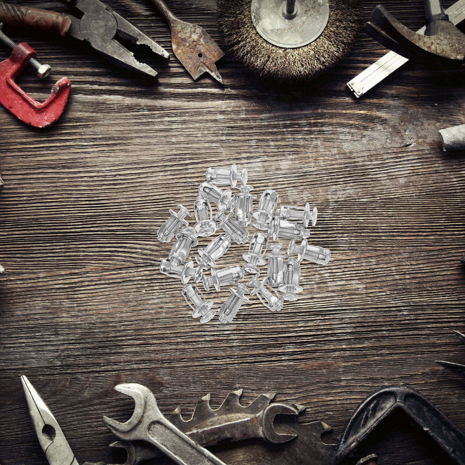 UPKOCH 20Pack Hollow Wall Anchors With Metal Cladding Secure Fastening ...