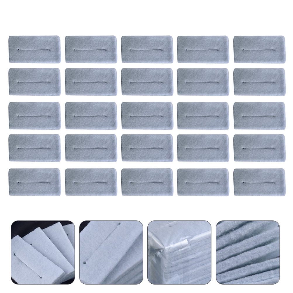 UPKOCH 25 Pcs Barbershop Tool Hair Perms Cotton Heat Insulation Mat ...