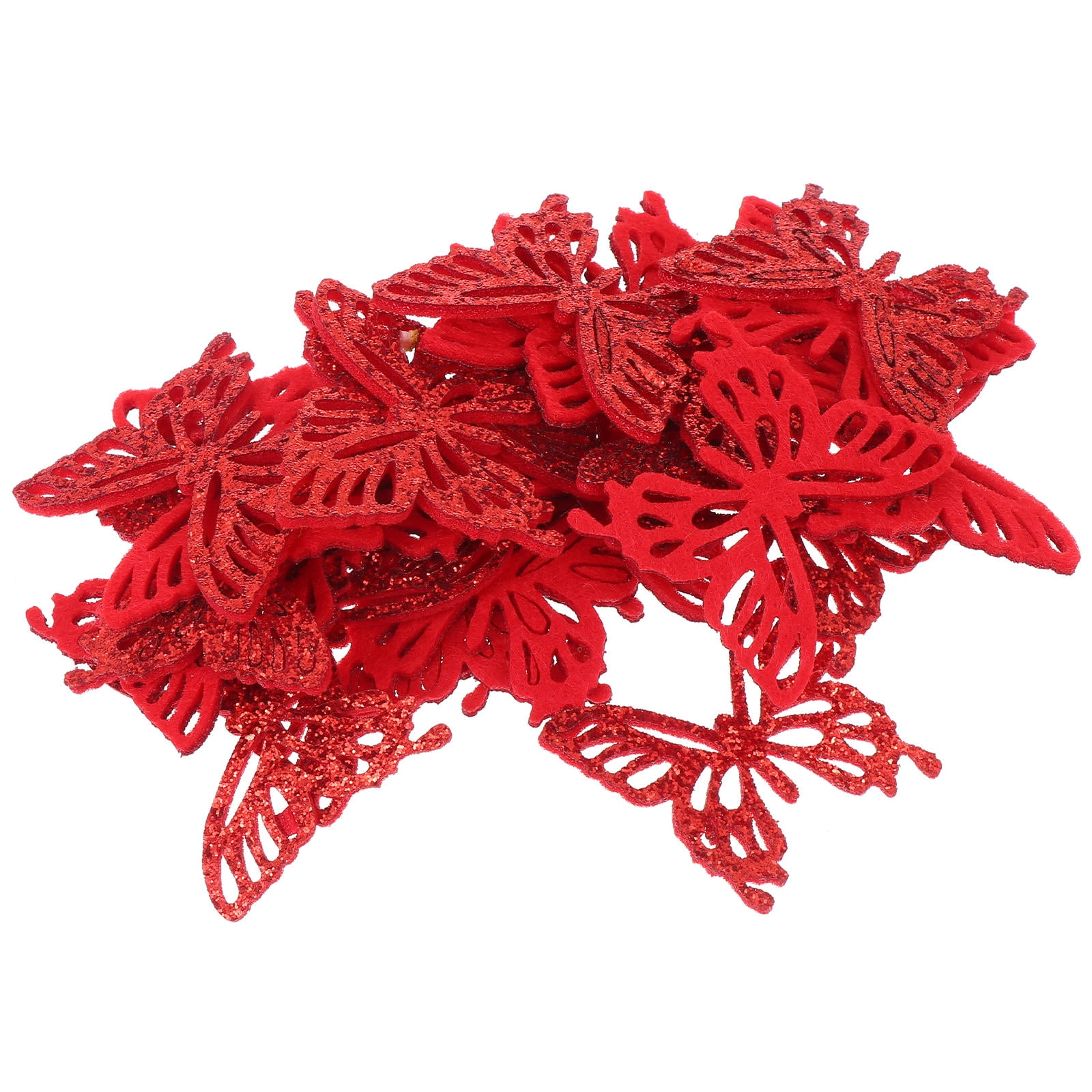 UPKOCH 25Pcs Red Craft Making Patches for Sewing Appliques and ...