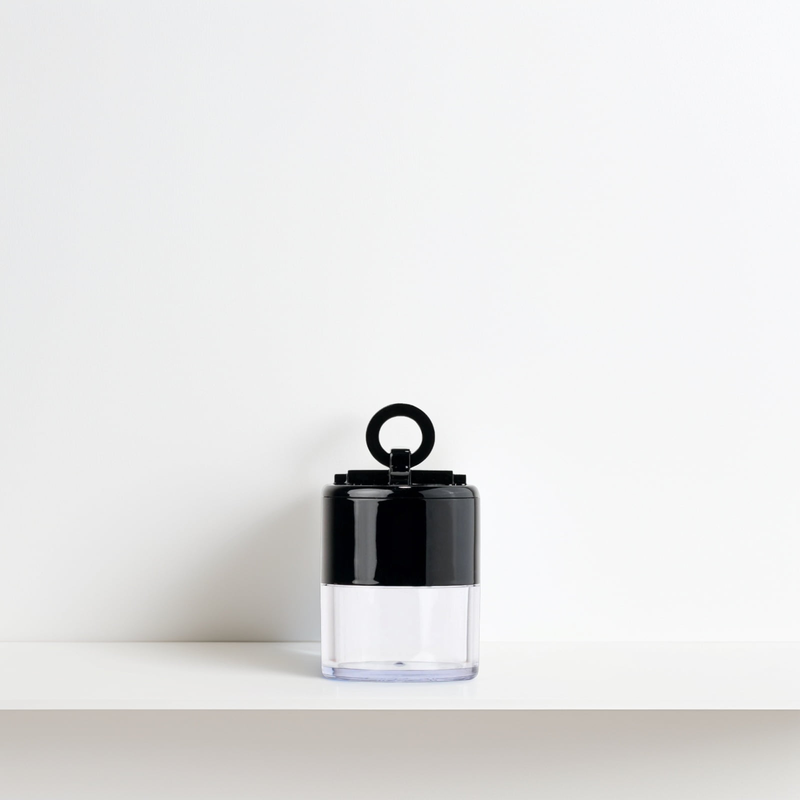 UPKOCH 2Pcs Plastic Loose Powder Jar with Powder Puff for Travel and ...