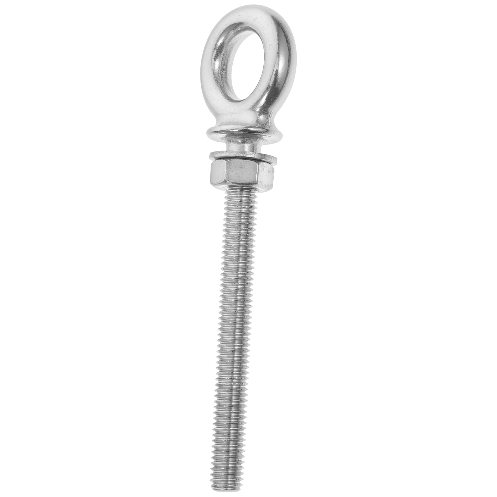 UPKOCH 2Set Swing Eye Bolt Screw Stainless Steel Long Lifting for Marine Boats Docks Moist ...