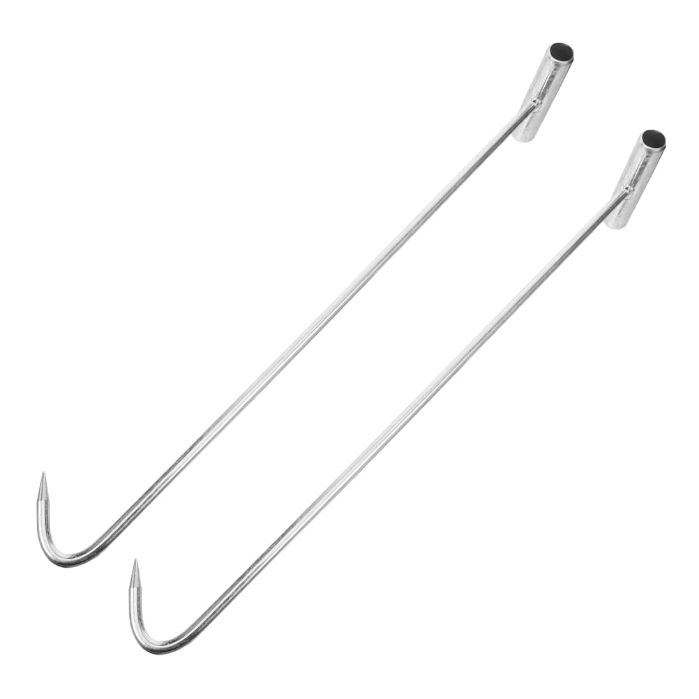 UPKOCH 2pcs Drain Key Lifting Hook Silver for Repair Work Maintenance ...