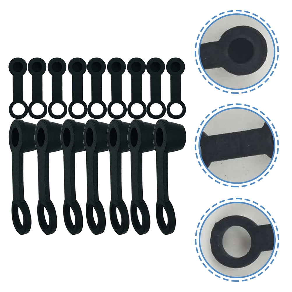UPKOCH 30-Pcs Black Rubber Brake Bleeder Caps for Quick Installation ...