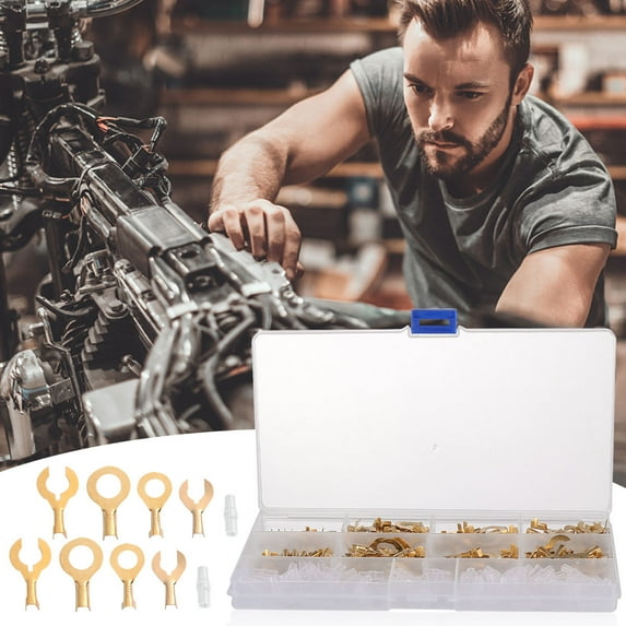 UPKOCH 320pcs Wire Crimp Kit Copper Crimp Solid Wires for Home ...