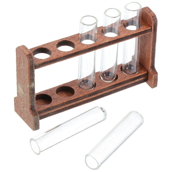 UPKOCH 33Set Mini Test Tube Model Miniature Things Wooden And Plastic ...