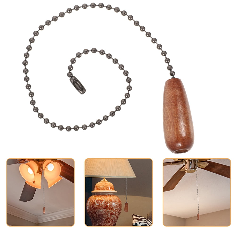 UPKOCH 4 Pcs Ceiling Fan Pull String Wooden Switch Replacement for ...