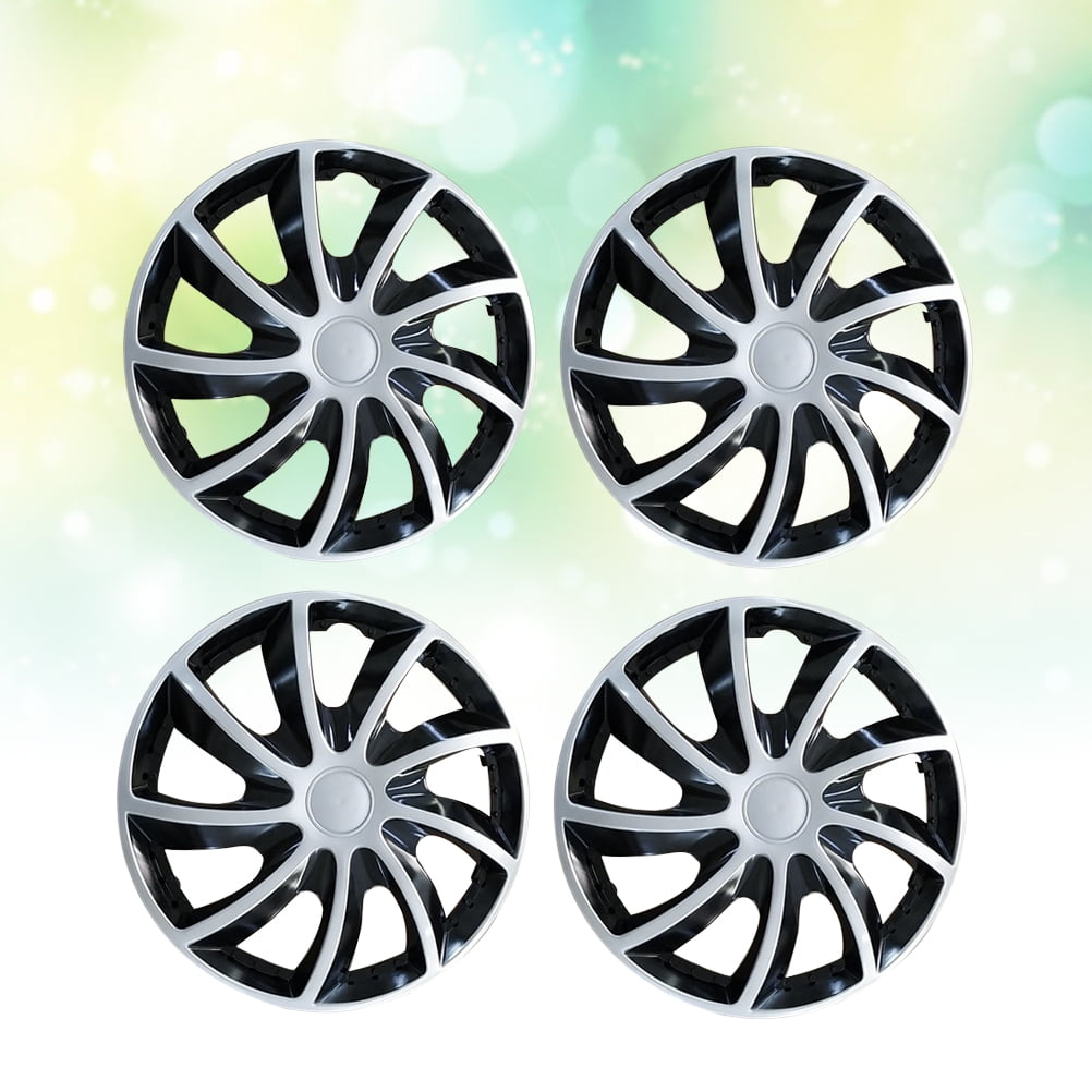 UPKOCH 4Pcs Black Car Wheel Hub Center Cap PP For Car Owners Appearance ...