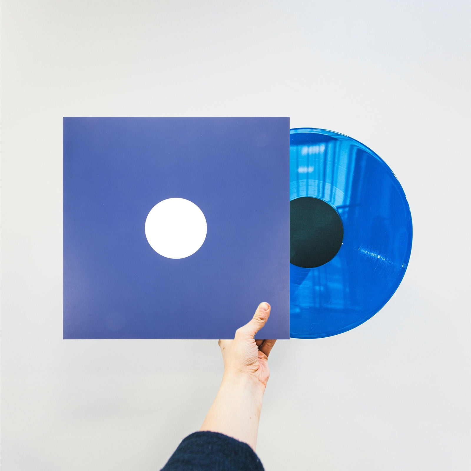 UPKOCH 4Pcs Protective Sleeve For Vinyl Record Blue Paper Rectangular ...