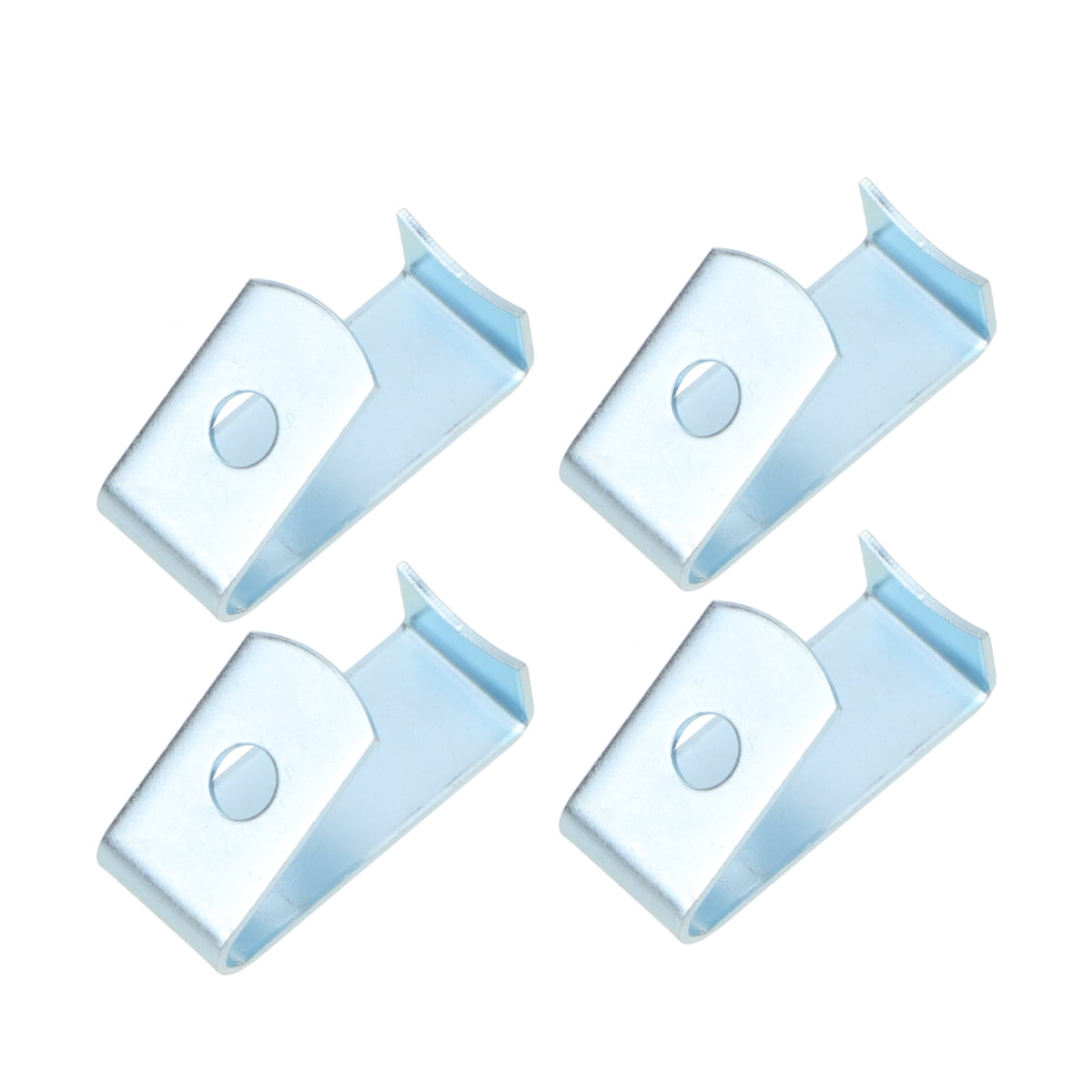 UPKOCH 4Pcs Silver Metal Flower Pot Clips For Hanging Pots Outside ...