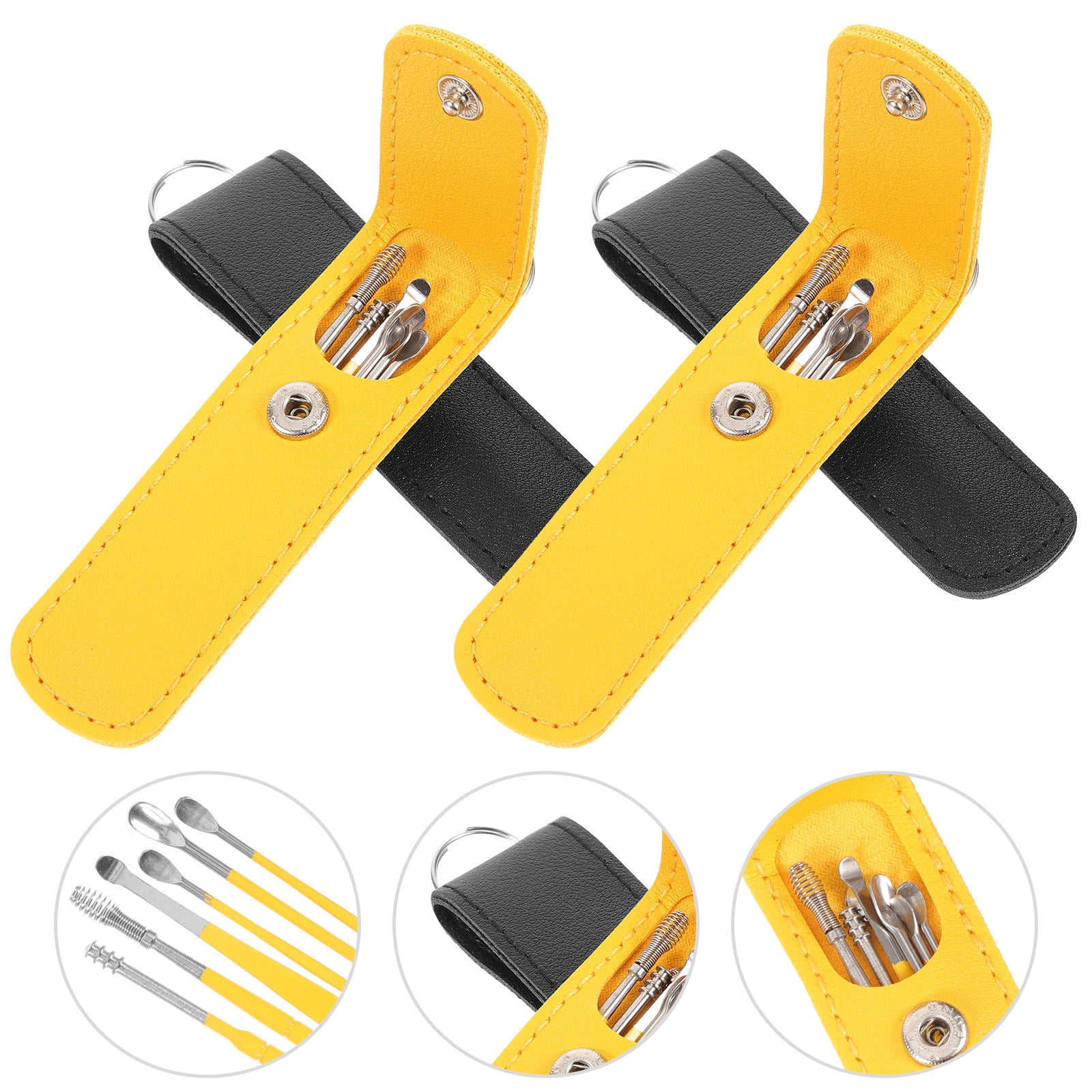 UPKOCH 4Set Cleaner Tool Set Pu Stainless Steel for Cleaning Kit Home ...