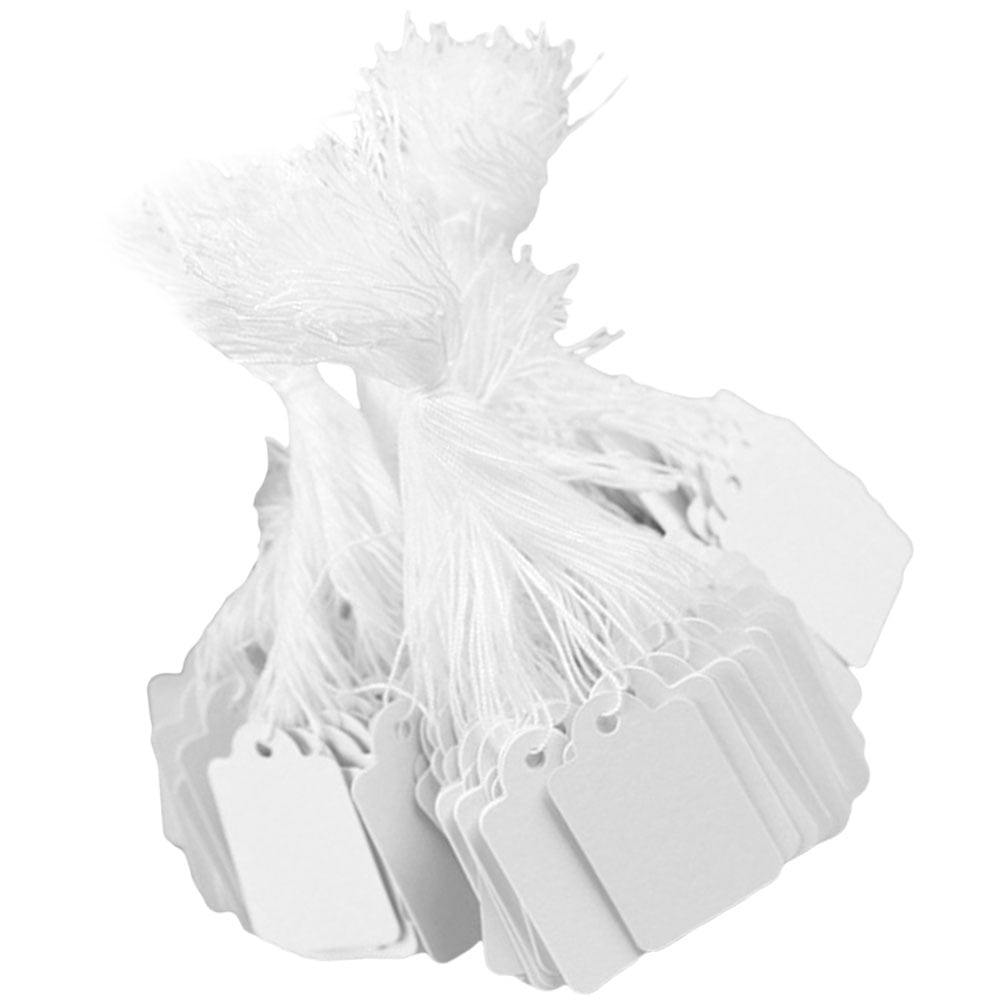 UPKOCH 500 Sheets of Writable Blank Tags Price Tags Hanging on Products ...
