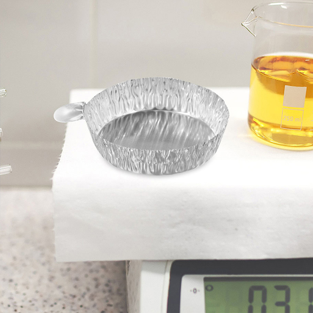 UPKOCH 50Set Aluminum Foil Weigh Boats Lab Weighing Dishes For Precise ...