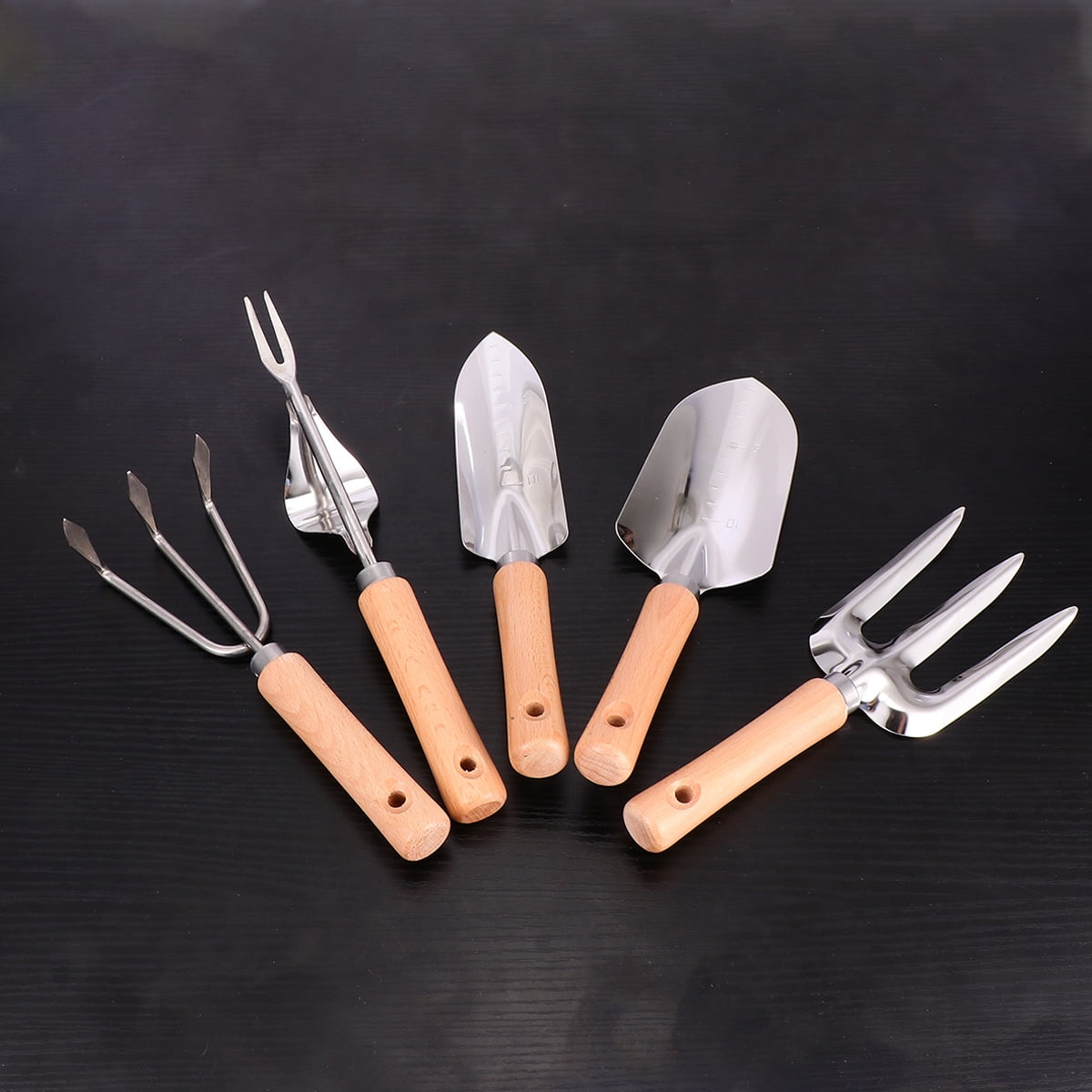 UPKOCH 5Pcs Garden Weeder Tool Set with Stainless Steel Assorted Color ...