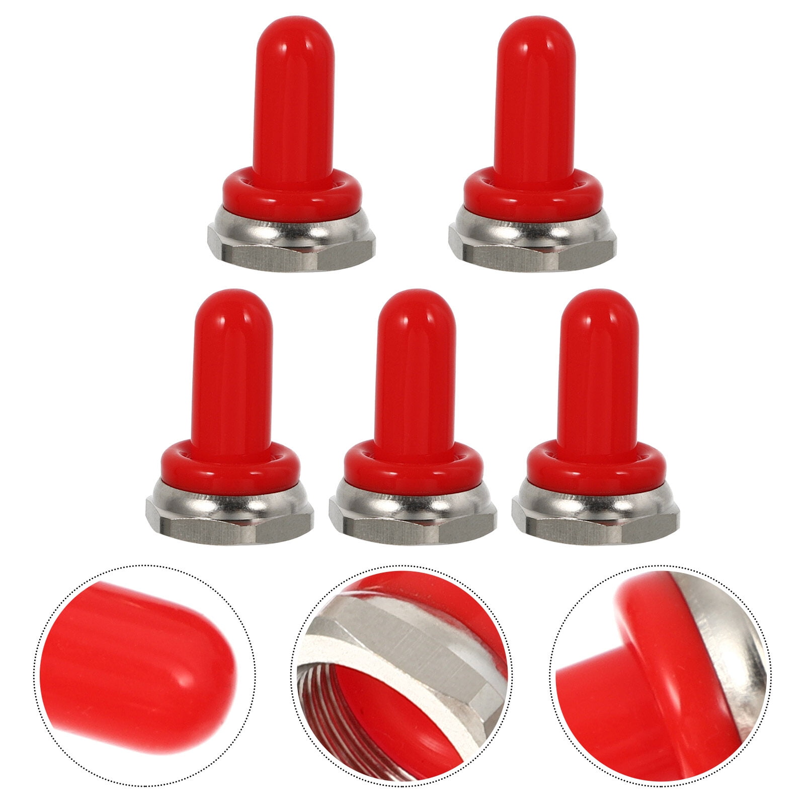 UPKOCH 5Pcs Rubber Waterproof Safety Guards Covers for Office Use ...