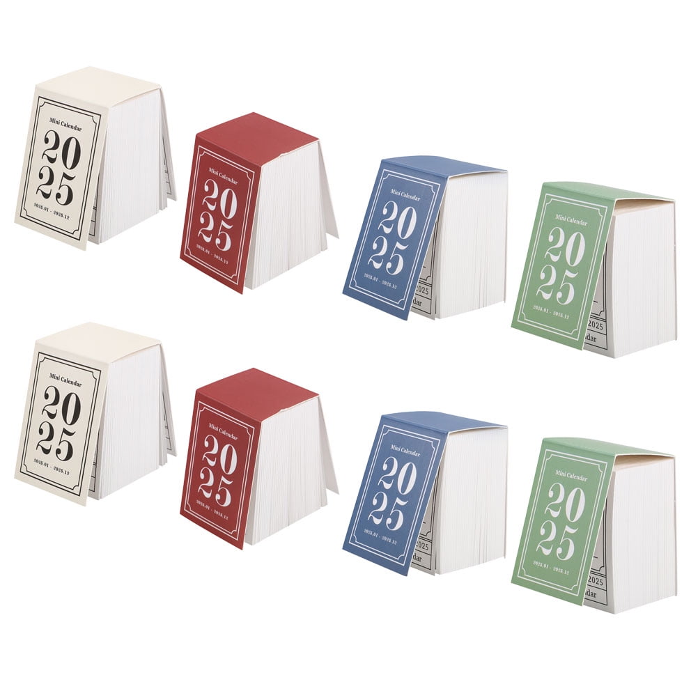 UPKOCH 8pcs Calendar Aesthetic Tear Off Desk Calendar For Small Spaces ...