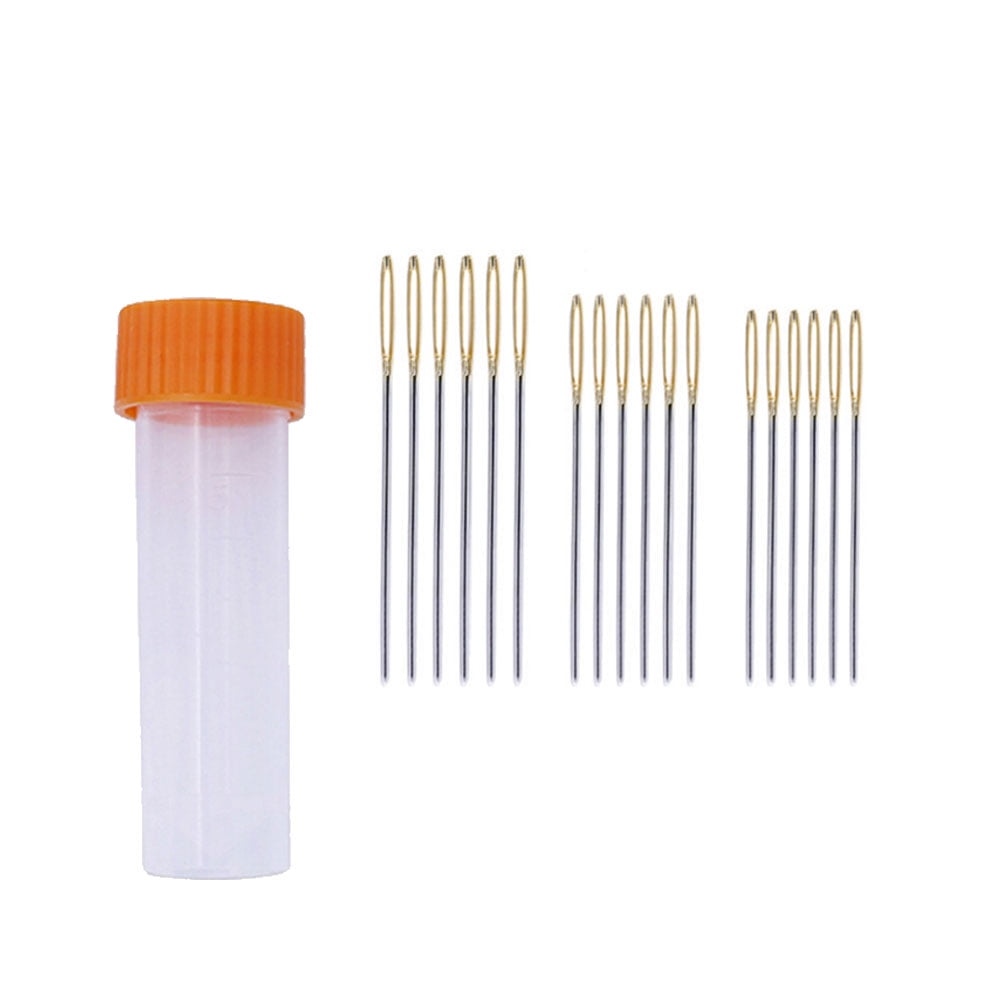 UPKOCH 90Pcs Metal Yarn Needles Set Steel Knitting Needles for Women ...