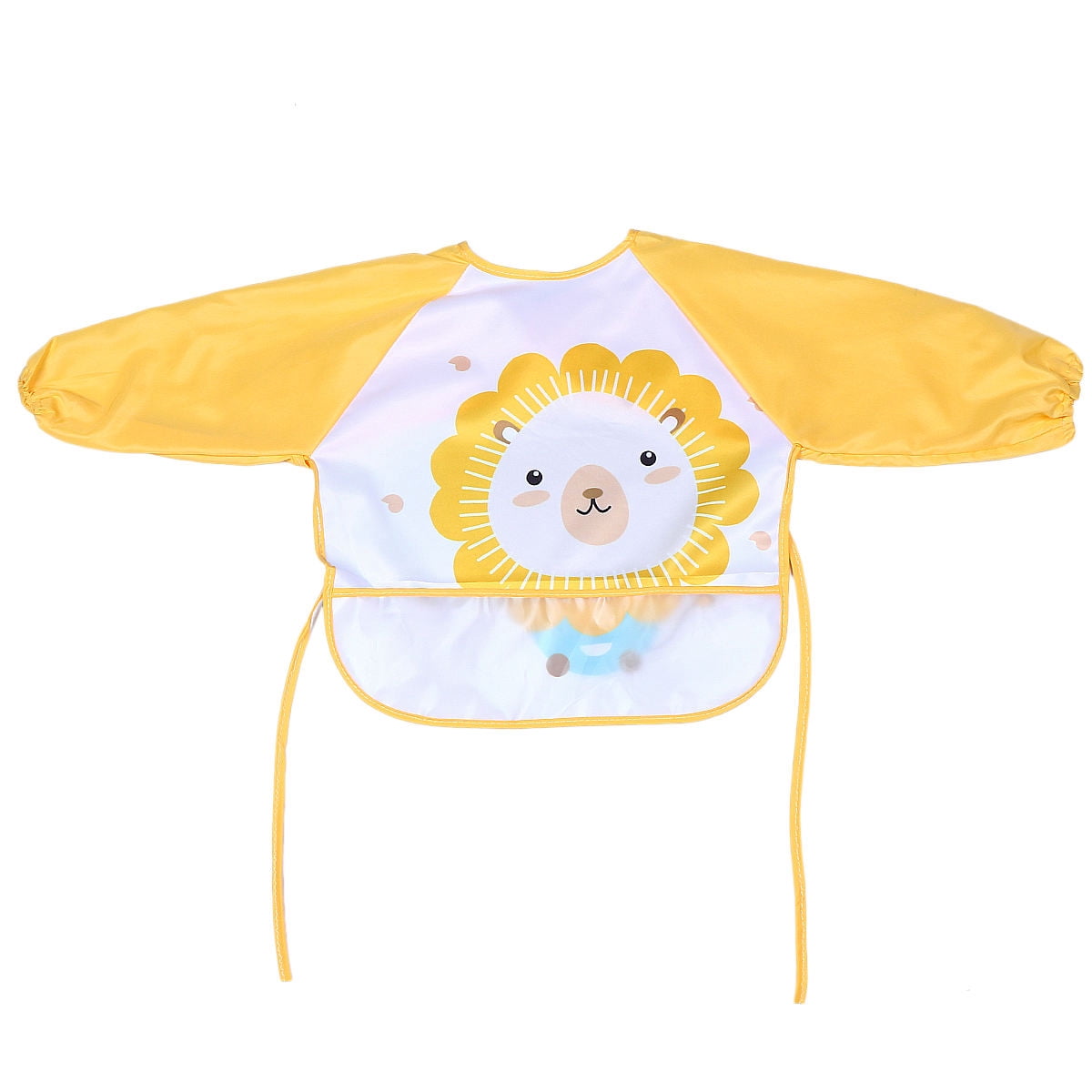 UPKOCH Art Smock Washable For Yellow Lion Pattern For Ages Easy To ...