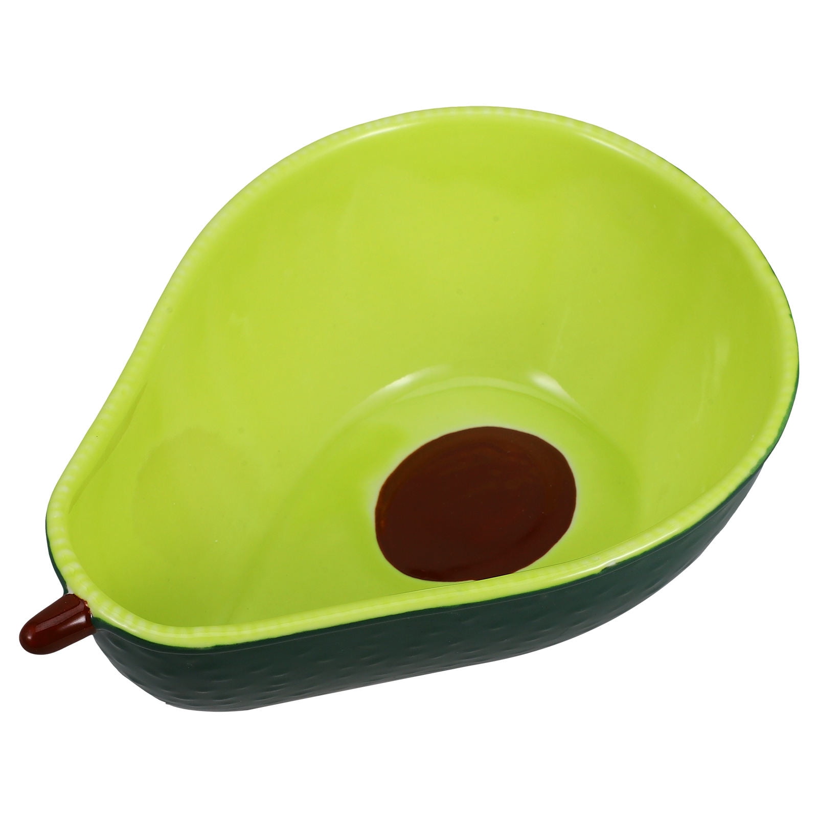 UPKOCH Avocado Design Ceramic Bowl for Pets Green Color and Easy to .8 ...