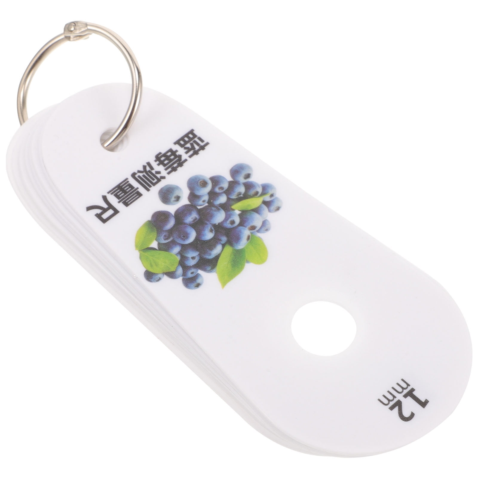 UPKOCH Blueberry Measuring Rulers Set, Fruit Diameter Gauge for Cherry ...