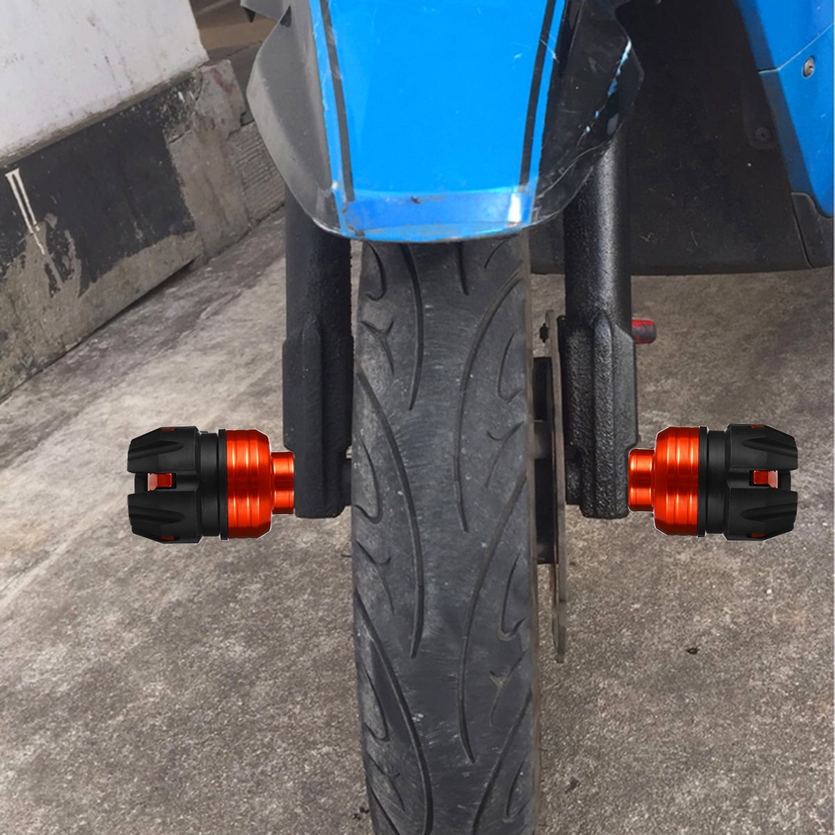 UPKOCH 2Pcs Motorcycle Front Fork Cup Alloy Anti Collision Cap ...