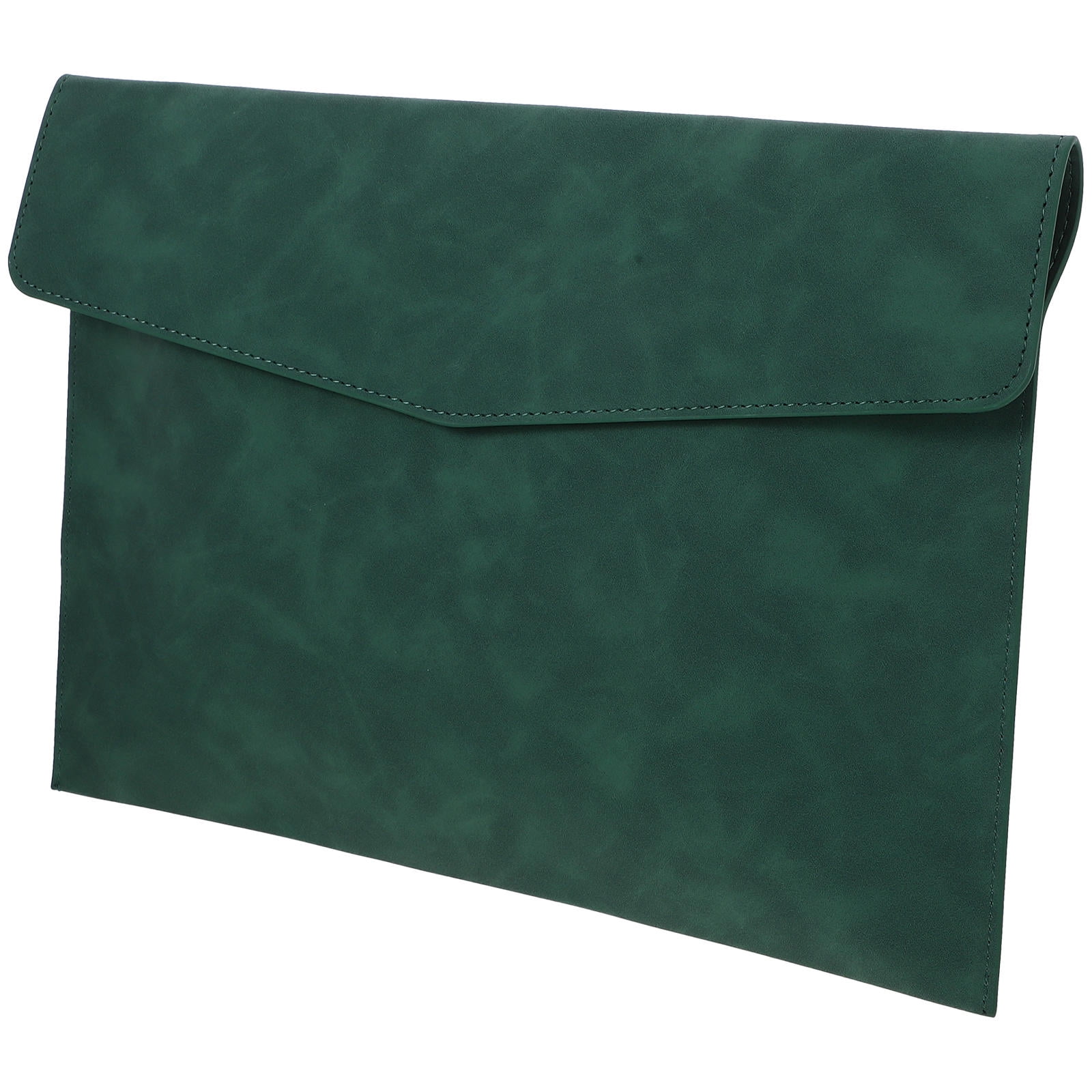 UPKOCH Document Container Rectangular Green Faux File Storage for ...