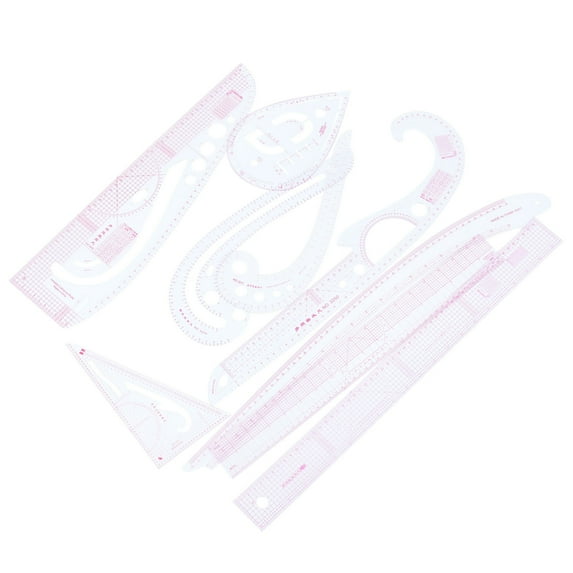 UPKOCH Ruler Set Proofing Ruler Assorted Color Measuring Tailoring ...