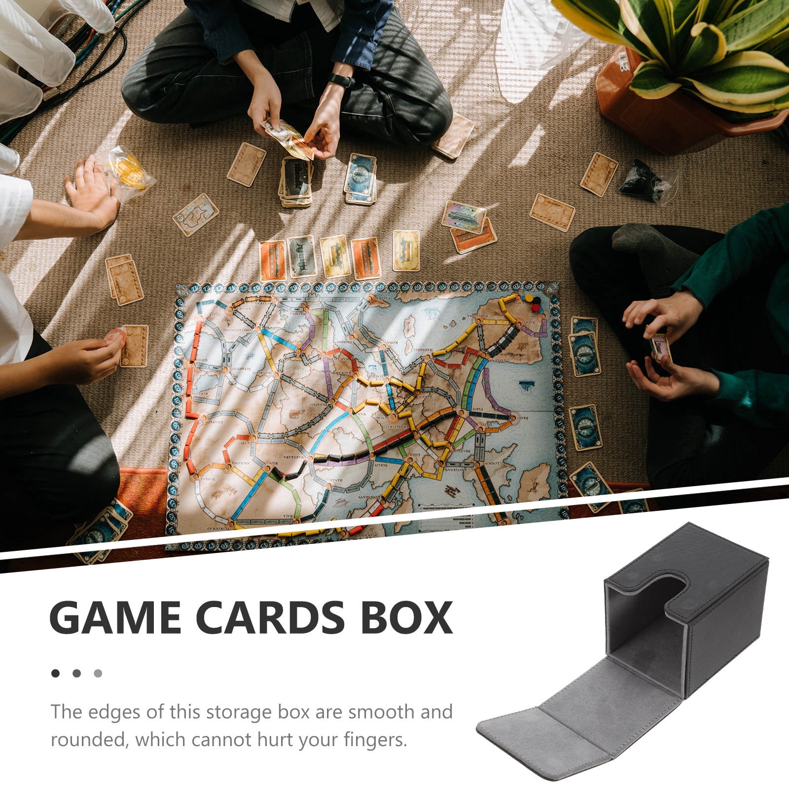 UPKOCH Game Cards Container Game Cards Box for Gaming Sessions 1Pack ...