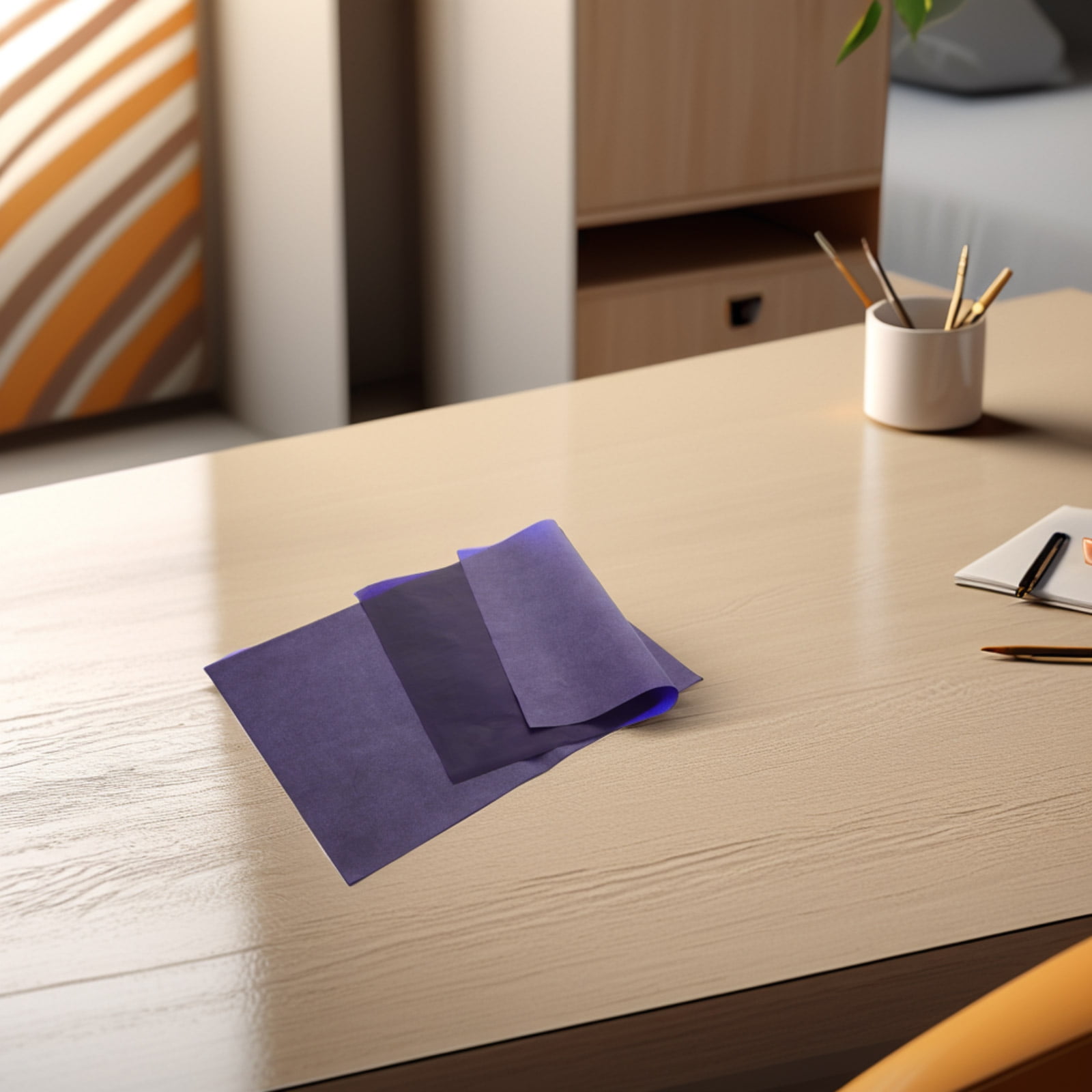 UPKOCH Graphite Paper Transfer Paper 50Pcs Dark Blue Tracing Copy Paper ...