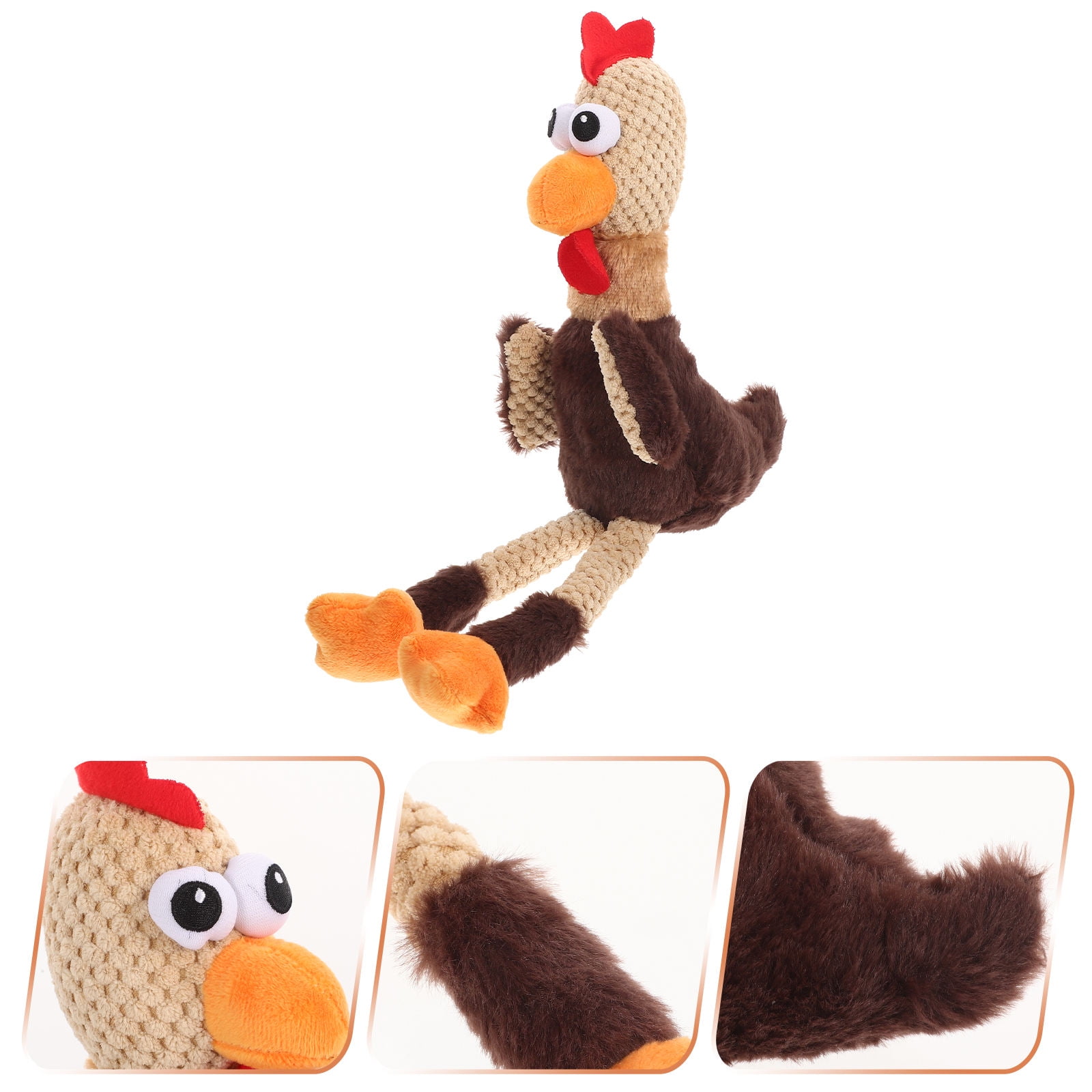 UPKOCH Interactive Play Toy Chicken Toys Plush Multi 1Pcs for Dog ...