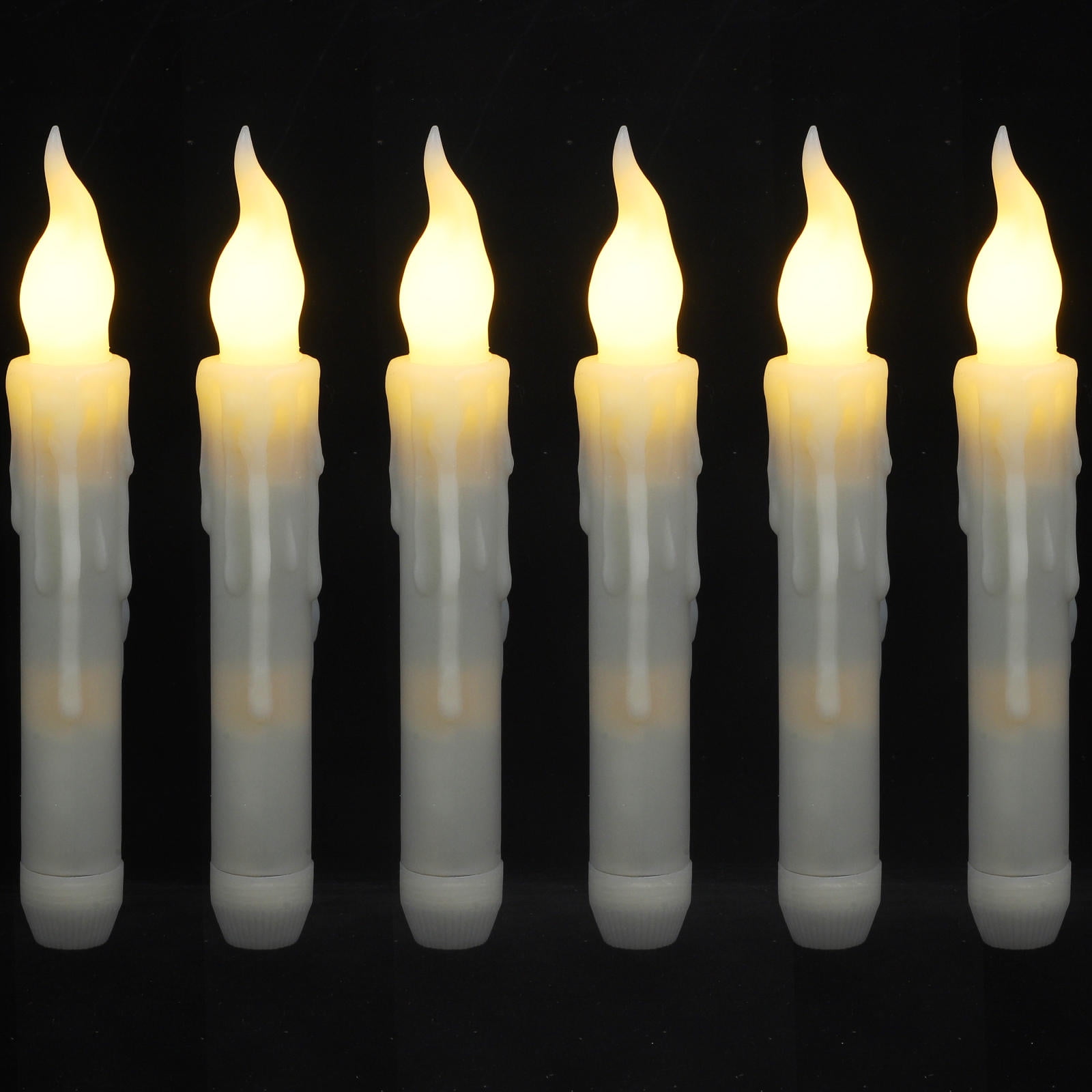 UPKOCH Luminous Candle Plastic Christmas Indoor Decor Table Candles ...