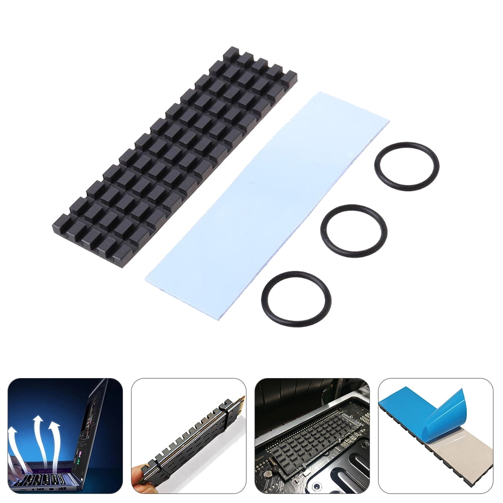 UPKOCH Metal .2 2280 Cooler Fin 1.5mm Grid Shape Solid State Drive ...